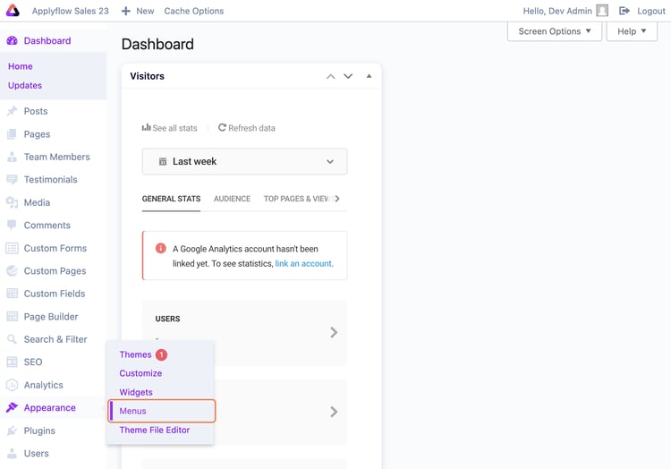 How Do I Update the Text on My Navigation Menu Items?