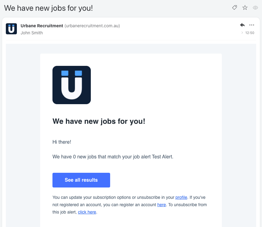 Setting up Job Alerts and How to Unsubscribe From Them